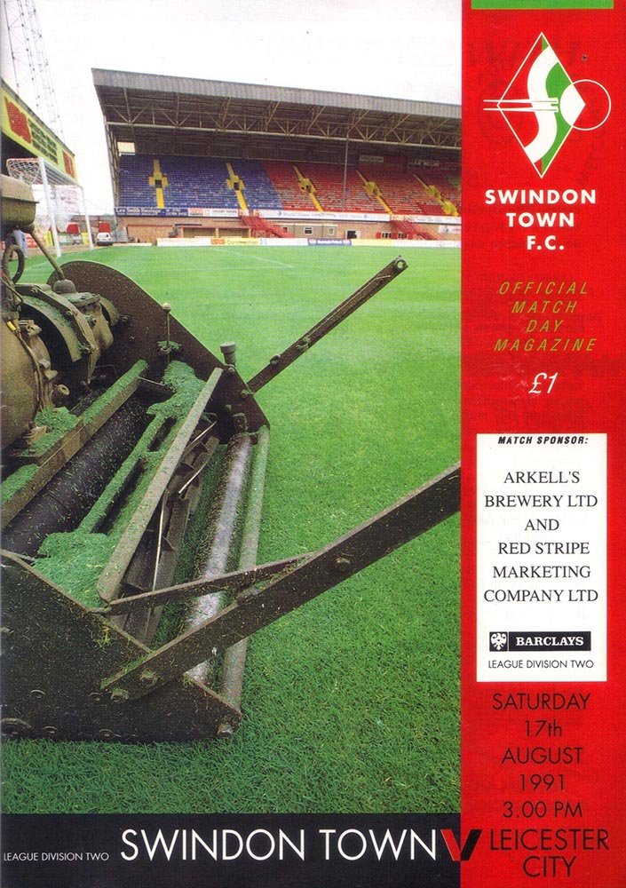 TownEnders.com - Swindon Town FC - Programmes 1991-1992