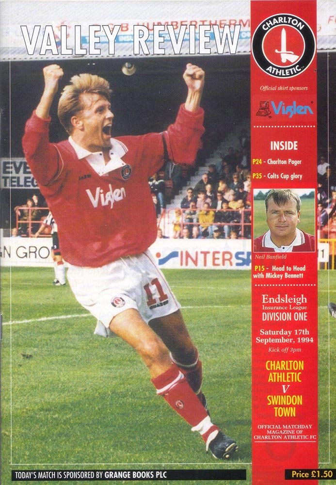 TownEnders.com - Swindon Town FC - Programmes 1994-1995